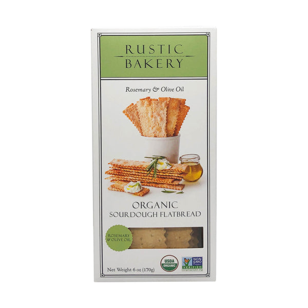 Rustic Bakery Organic Sourdough Crackers - Rosemary and Olive Oil - The ...