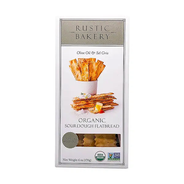 Rustic Bakery Organic Sourdough Crackers - Olive Oli & Sel Gris - The ...